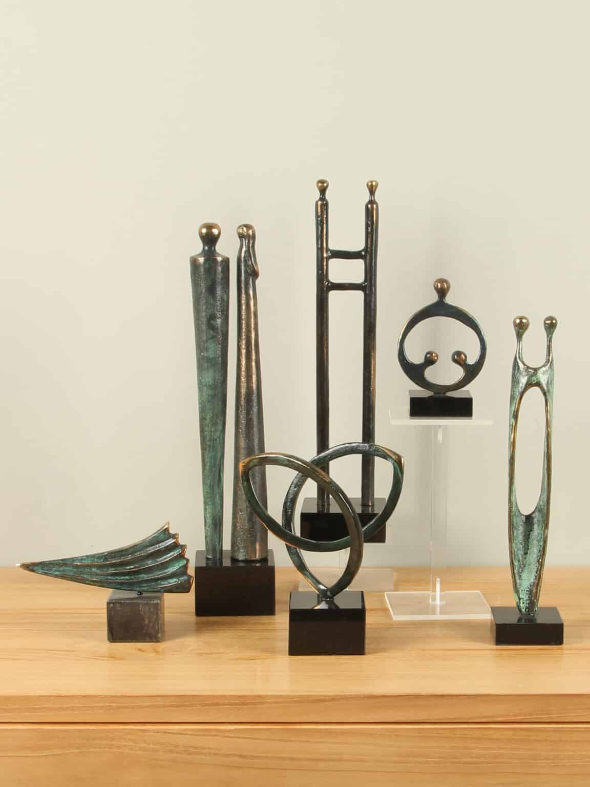 Moderne en abstracte bronzen beelden - Beeldenmarkt