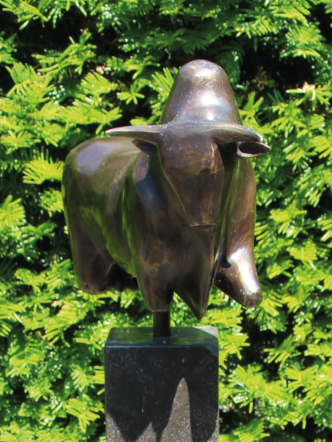 Bronzen stier, 34 cm - Beeldenmarkt