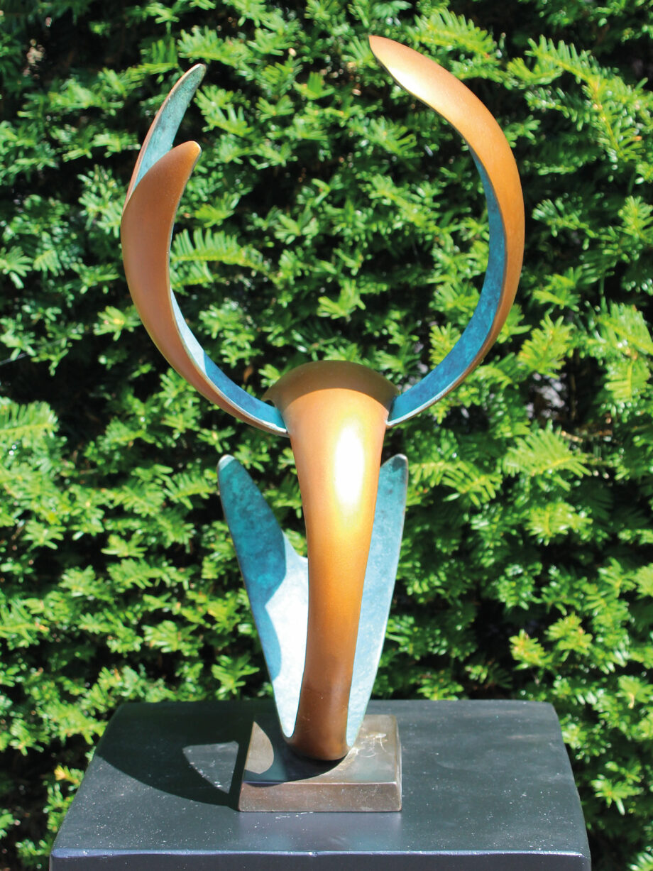 Bronzen tuinbeeld Modern, 45 cm - Beeldenmarkt