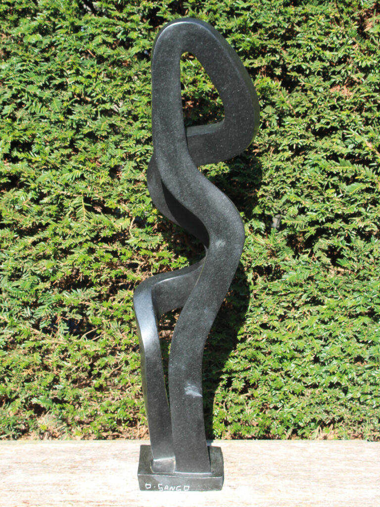 Natuurstenen ornament Lines, 84 cm - Beeldenmarkt