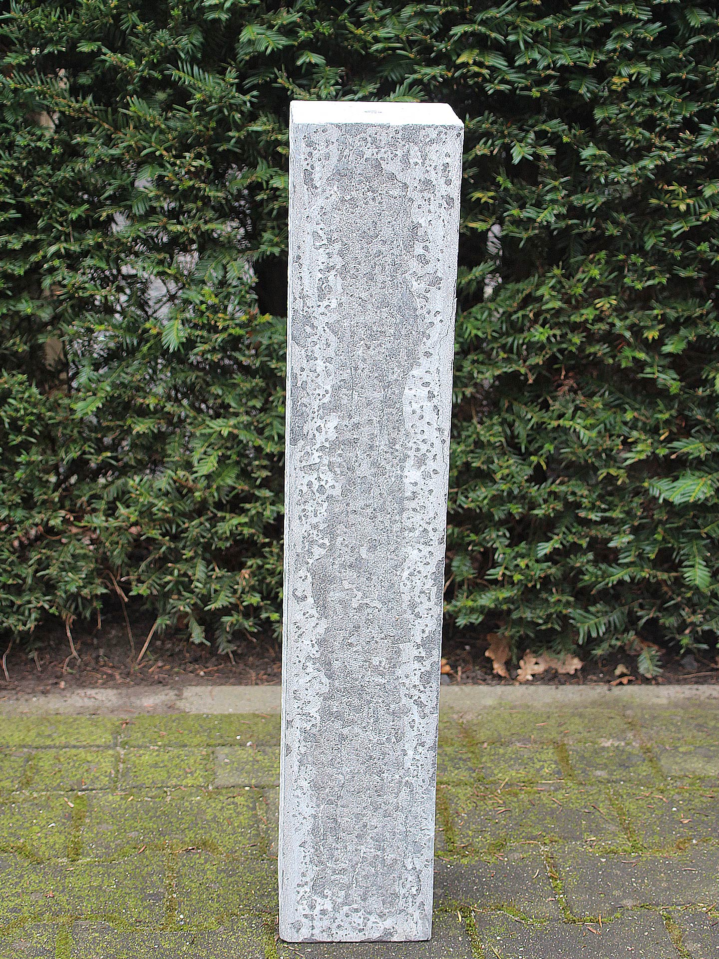 Sokkel hardsteen gebrand 80x15x15 cm - Beeldenmarkt