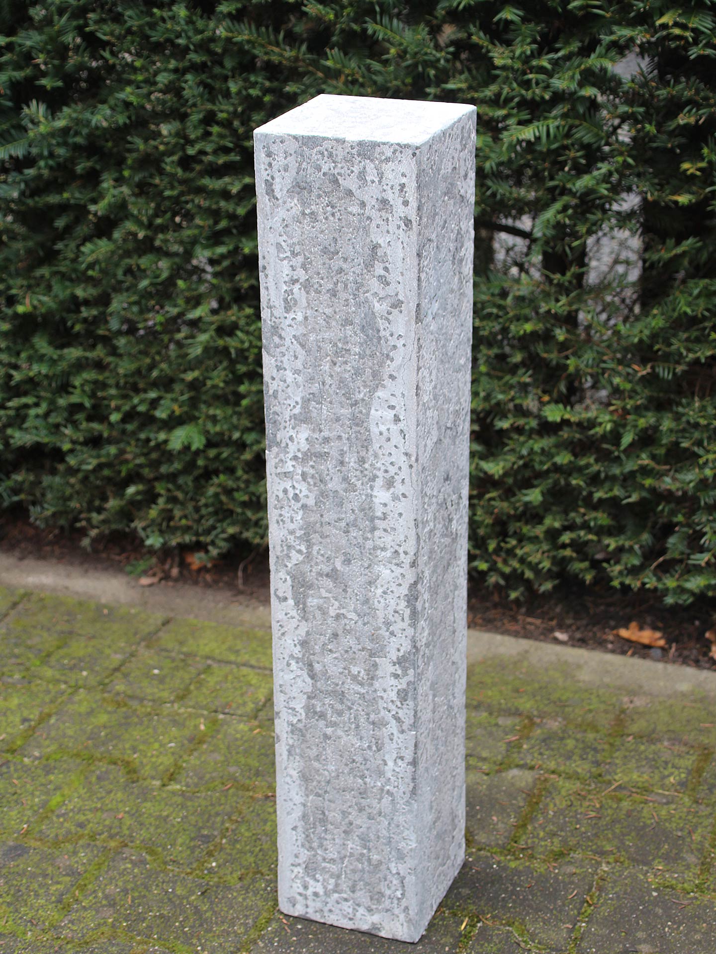 Sokkel hardsteen gebrand 80x15x15 cm - Beeldenmarkt