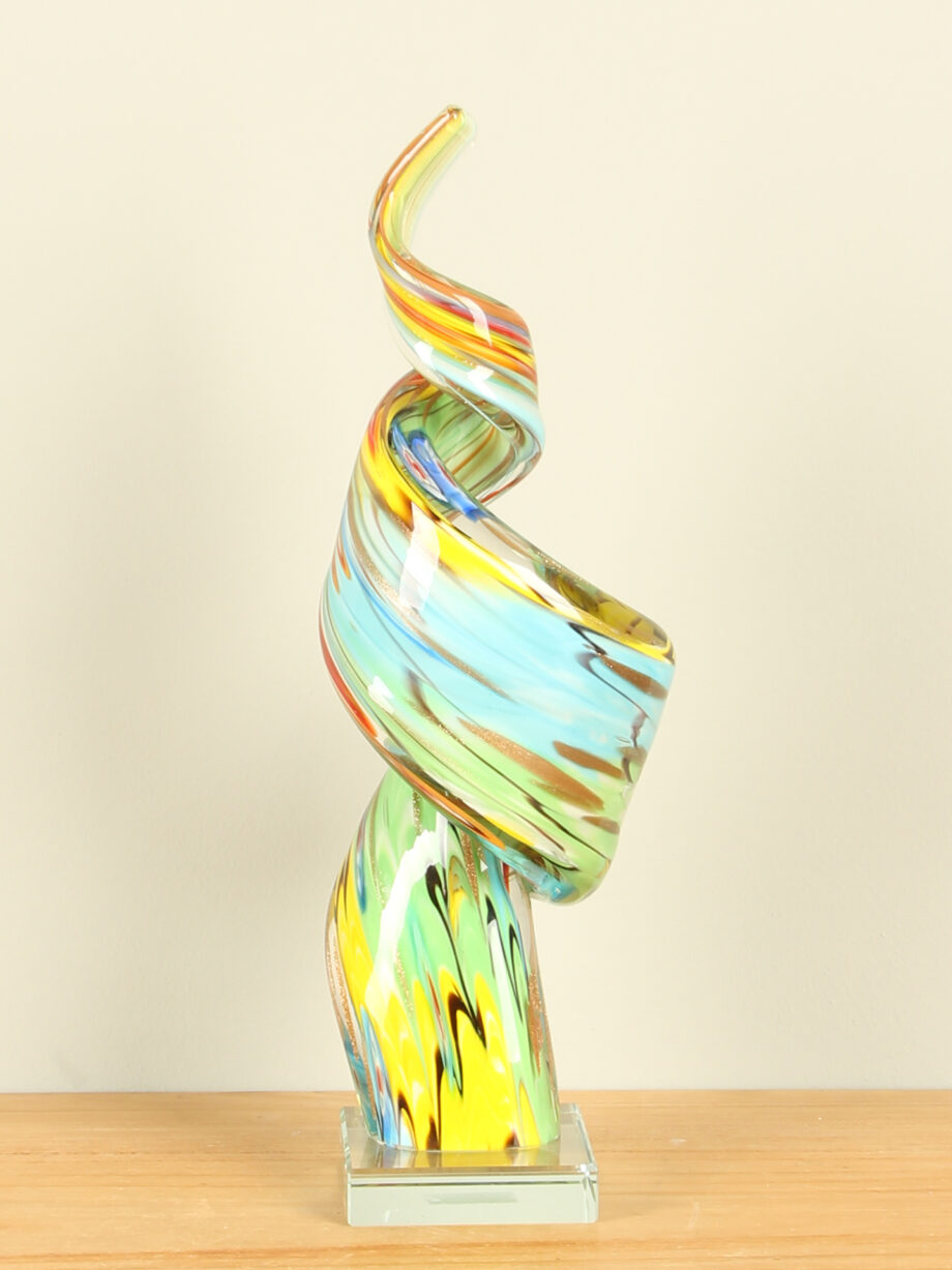 Glazen object Twister, 36 cm - Beeldenmarkt