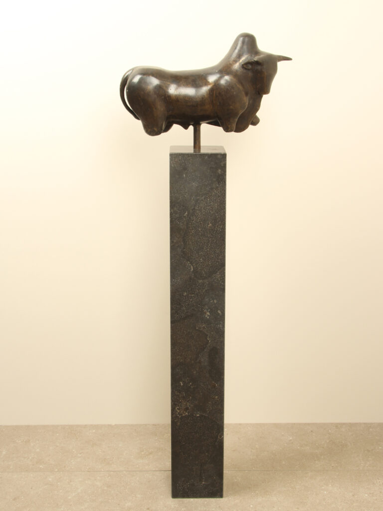 Bronzen stier, 34 cm - Beeldenmarkt